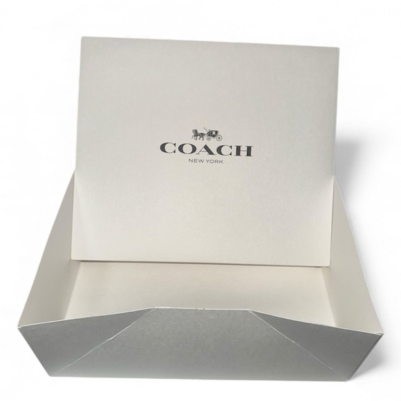 Coach | Storage & Organization | Coach Gift Box Large White Brown ...